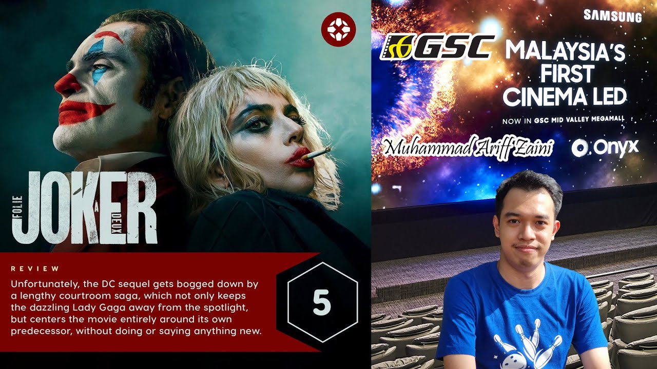 2024 GSC Joker: Folie à Deux (Onyx) with Amin Asyraf at Mid Valley Megamall - YouTube