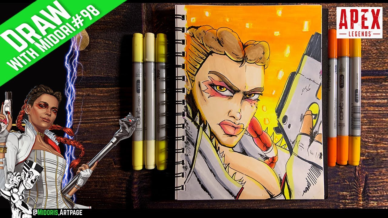 Lets Draw Apex Legends Season 5 Loba - YouTube