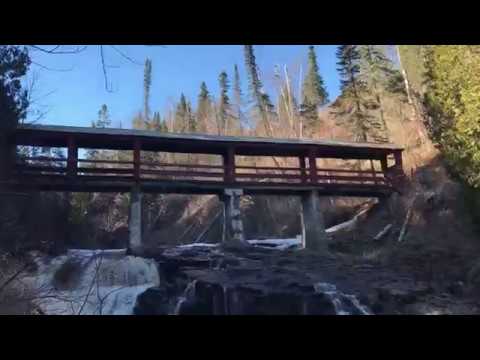 Waterfall Wednesday | Poplar River in Lutsen, Minnesota - YouTube