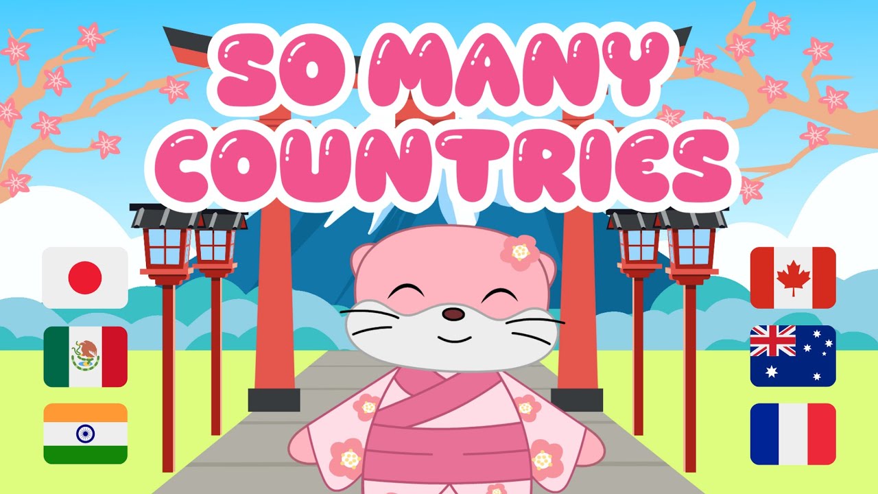So Many Countries | Kids Songs | Learn with Odd Otties Kids - YouTube