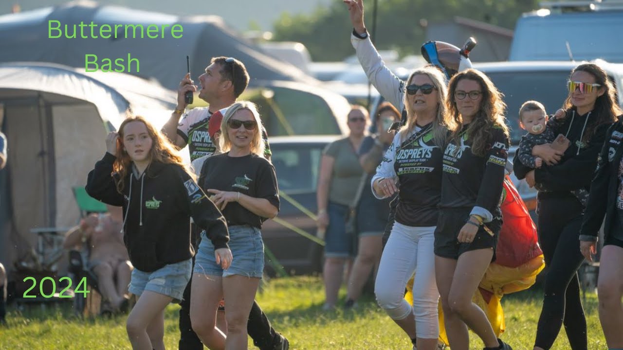 Ospreys Skydive Display into Buttermere Bash 2024 - YouTube