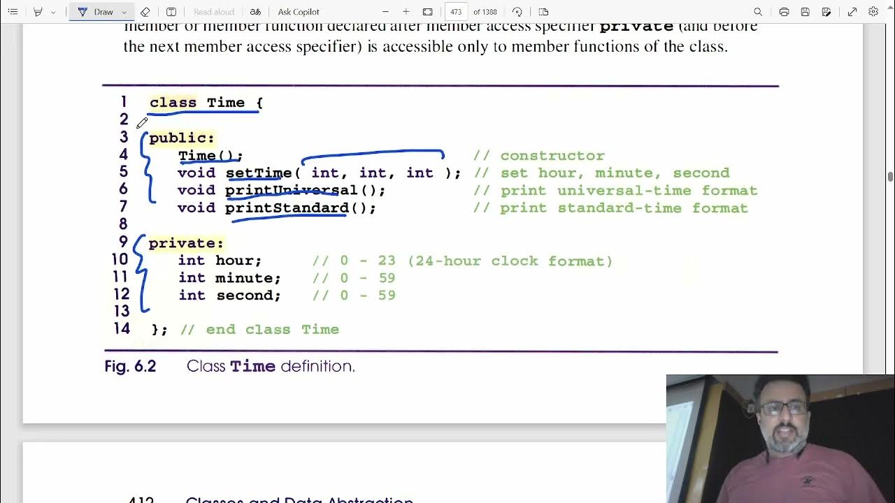 OOP 2024 | Lecture 13 | Time Class | this pointer| static and friend function - YouTube