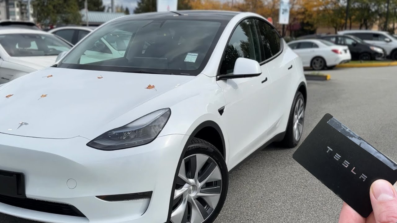 2023 Tesla Model Y STANDARD RANGE (RWD) real life walkaround! - YouTube