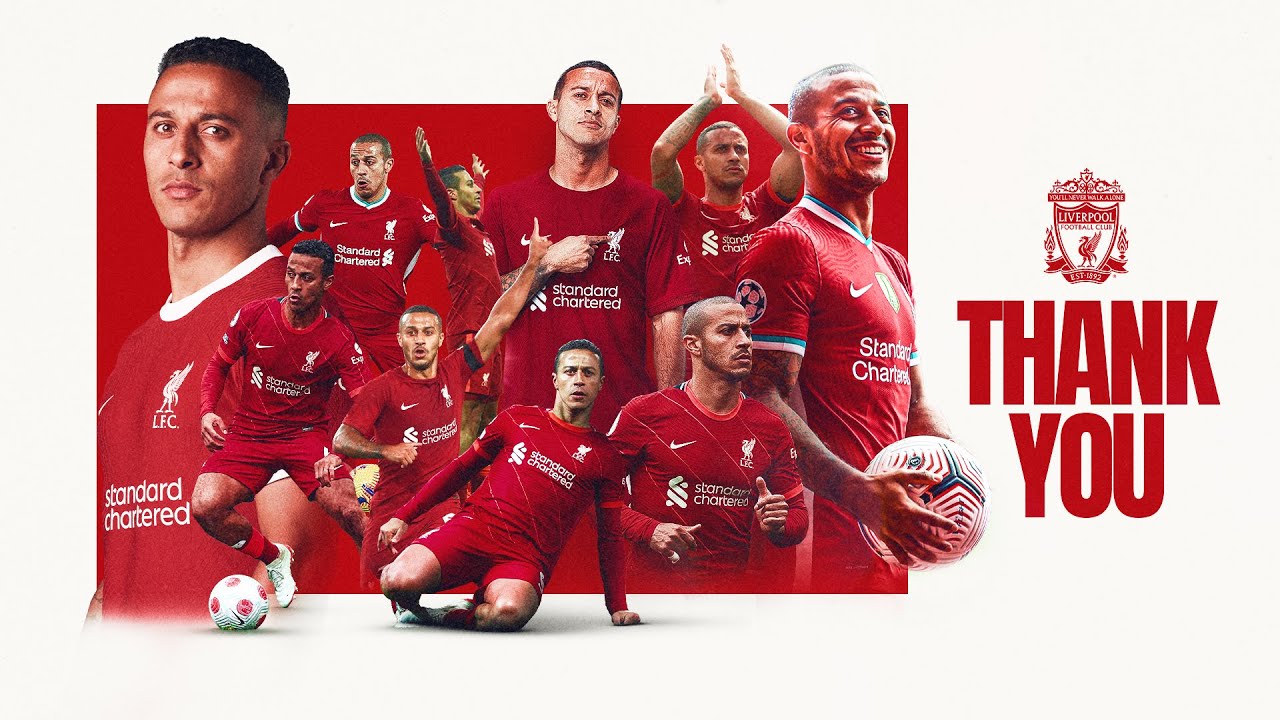 Thank you Thiago! Liverpool FC's tribute to Thiago Alcantara - YouTube