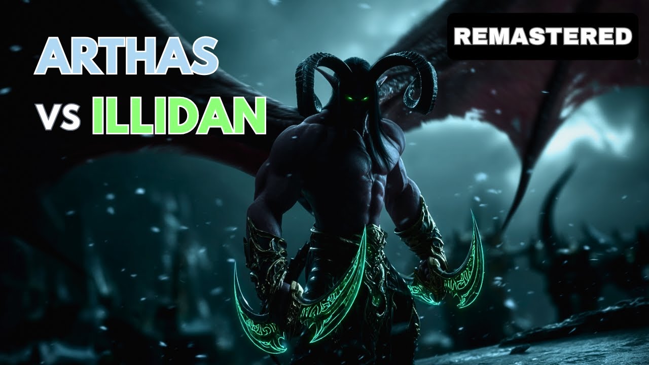 Arthas vs Illidan | Ultra Realistic Warcraft AI Cinematic (4K) - YouTube