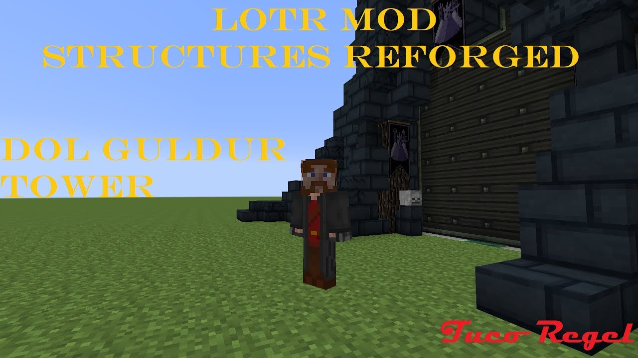 Lotr Mod Structures Reforged - Dol Guldur Tower! - YouTube