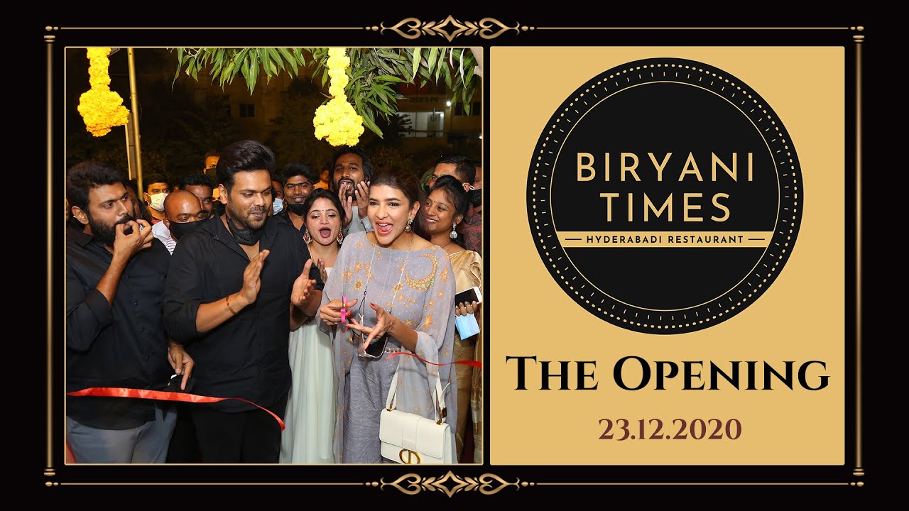 Biryani Times | The Opening | Hyderabad | Lakshmi Manchu, Manoj Manchu ...