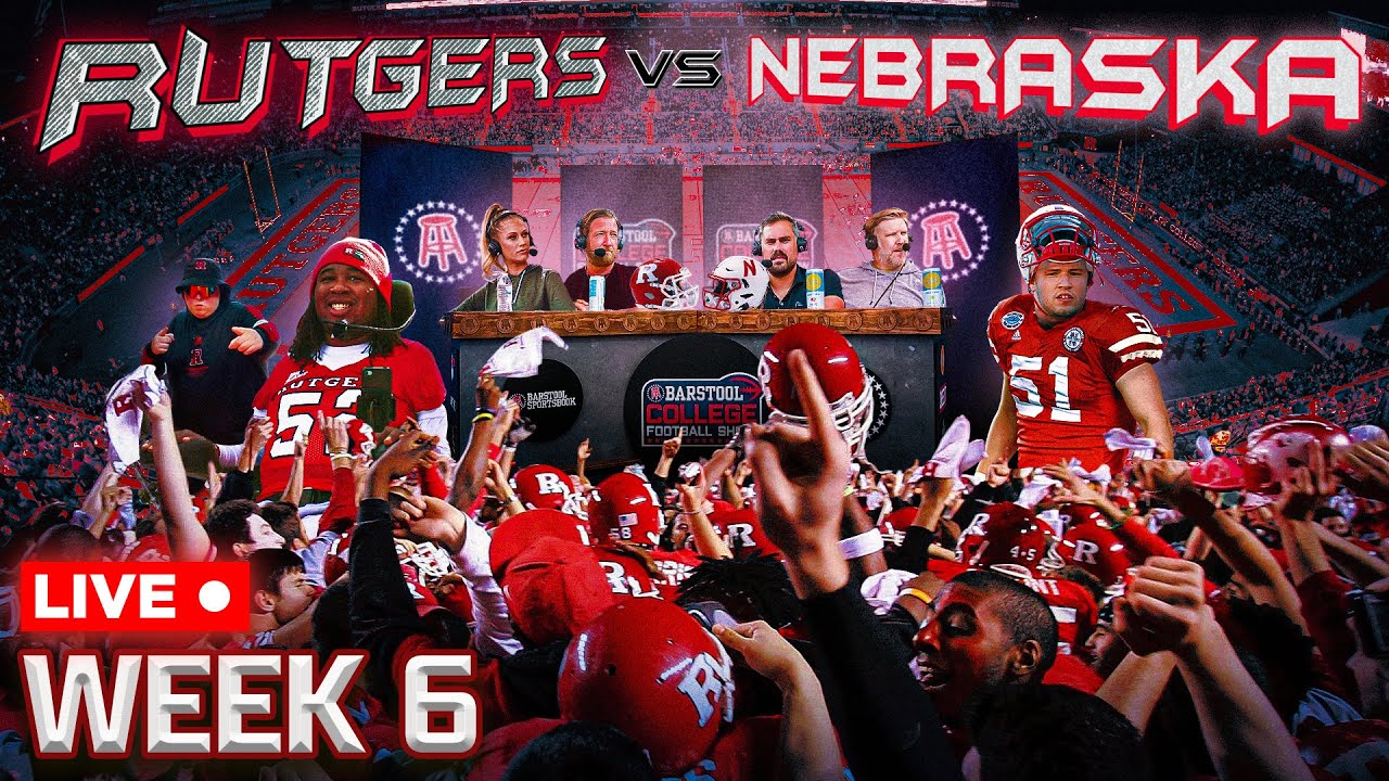 Friday Night Lights in Piscataway: Barstool College Football Show - Week 6 LIVE from Rutgers ...