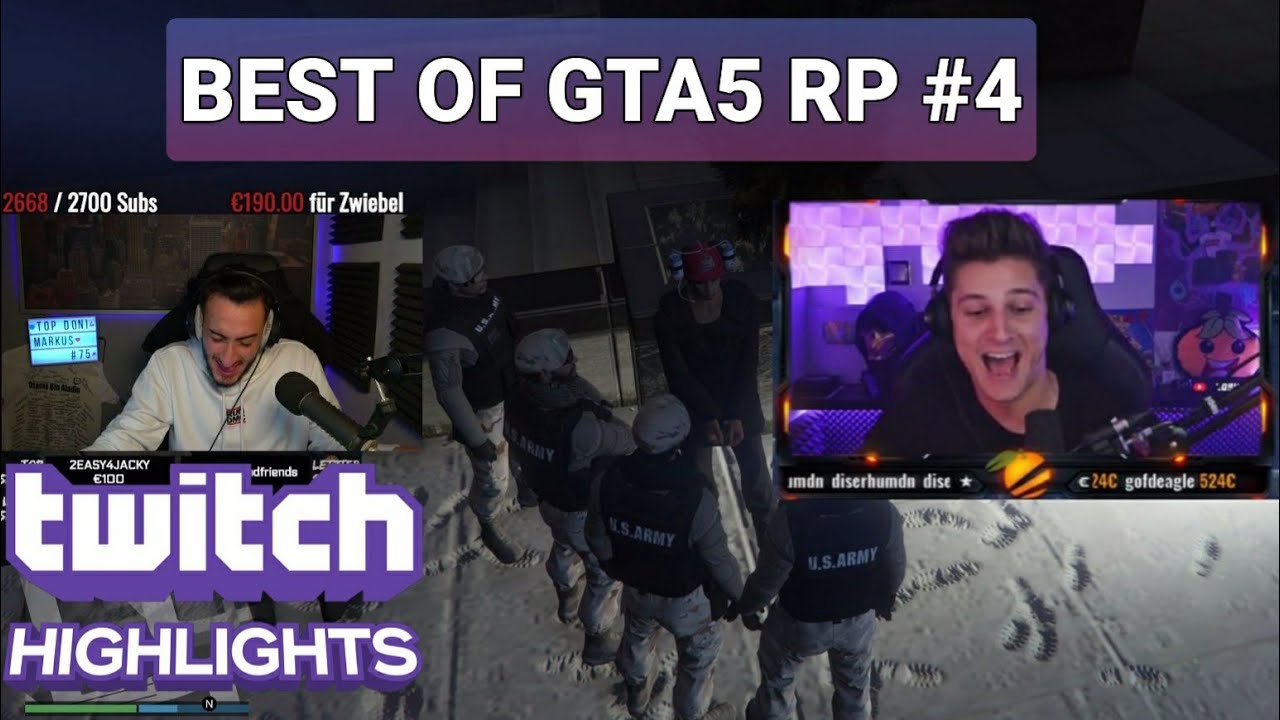 [GVMP.de] [DIRTY GAMING] BEST OF GTA 5 RP Fails & twitch Highlights #4 ...
