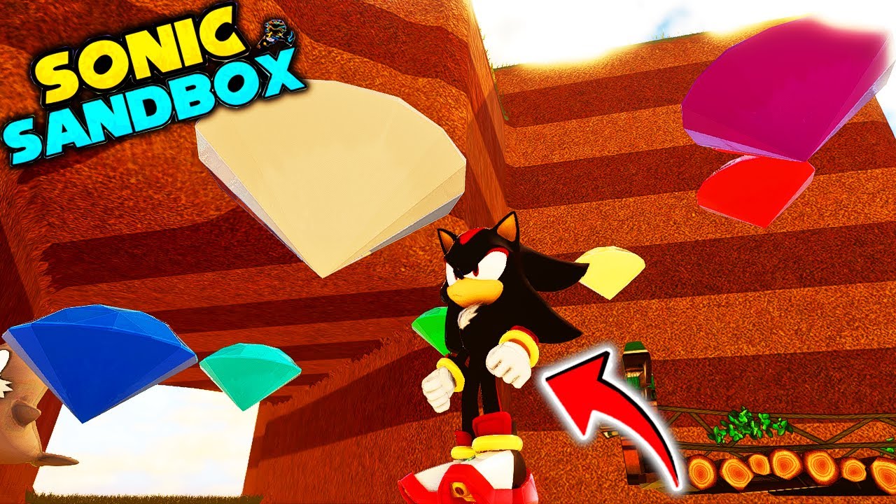 SONIC SANDBOX! {NOVO JOGO} COM ESMERALDA DO CAOS, SHADOW, TAILS, SONIC ...