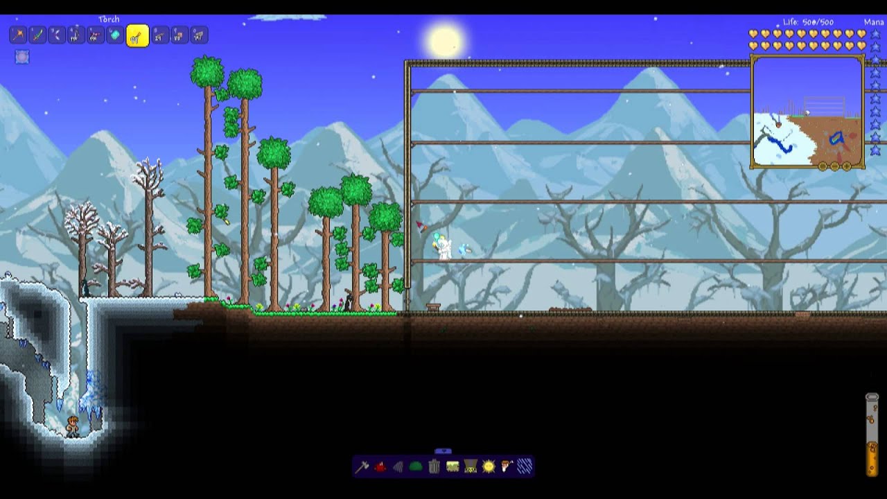 Terraria Boss Battle #1 - YouTube