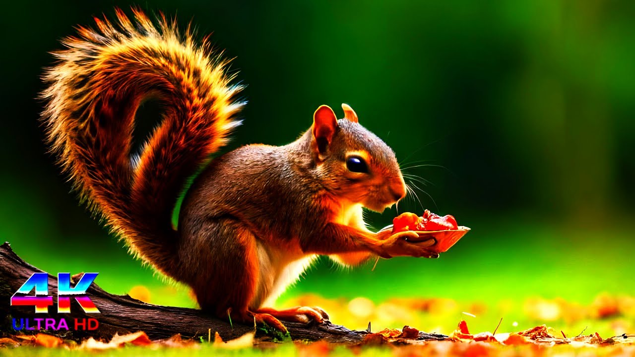 Explore the secret world of Squirrels. #squirrel #viralvideo #wildlife ...