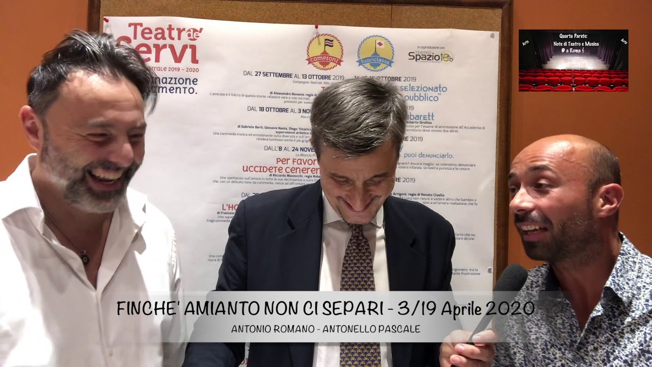 Intervista Antonio Romano e Antonello Pascale - YouTube