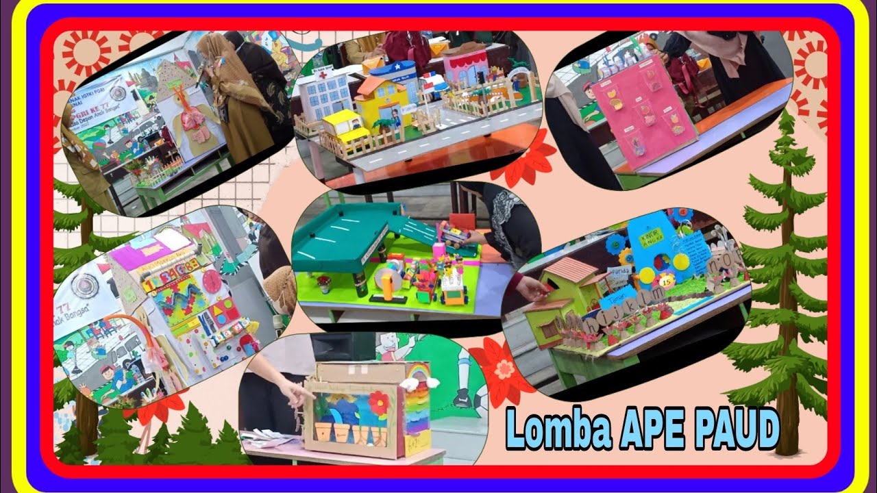 APE PAUD, Lomba Membuat APE, APE Guru Kreatif - YouTube