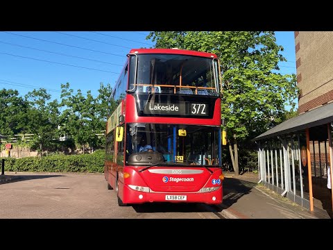 *THRASH* Journey on Stagecoach Route 372. Wennington - Lakeside. Scania ...