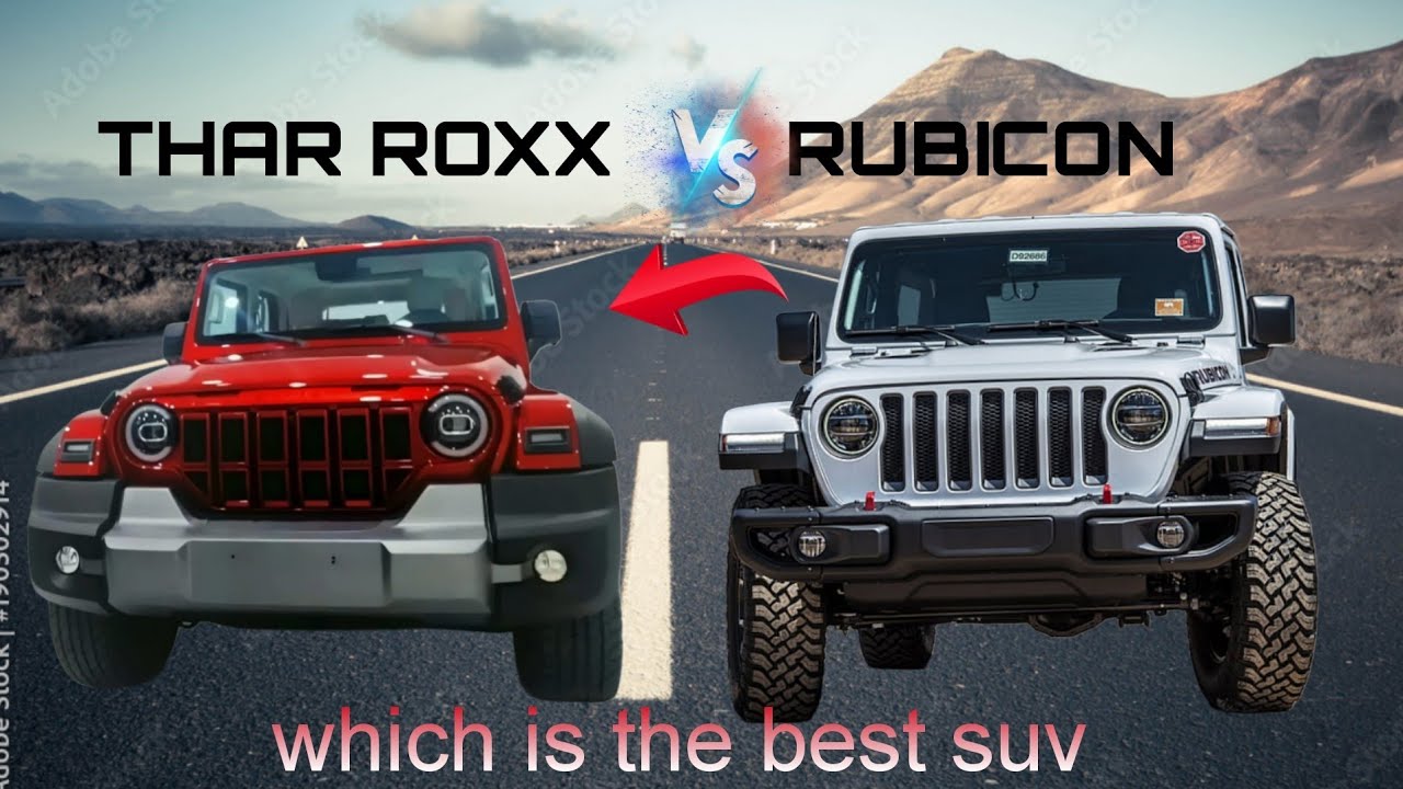 Rubicon को टक्कर देने वाली Mahindra की सबसे luxury suv THAR ROXX 😎😱😱 ...