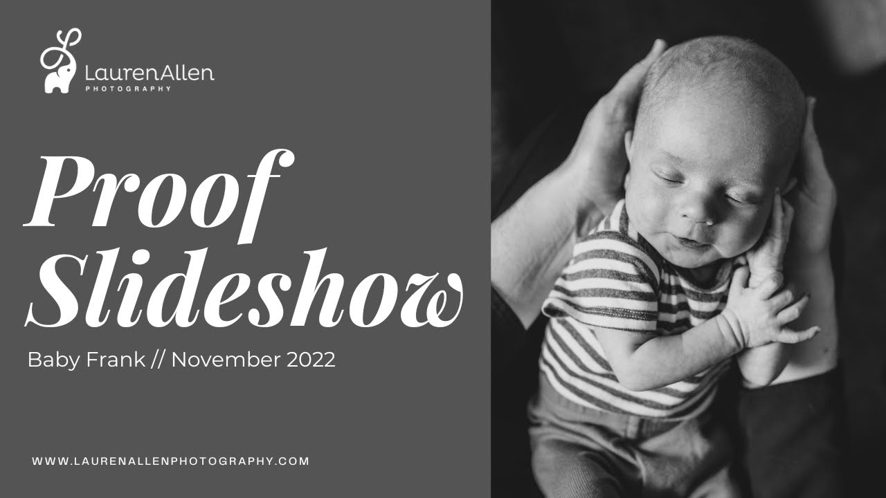 Baby Frank PROOF Slideshow - November 2022 - YouTube