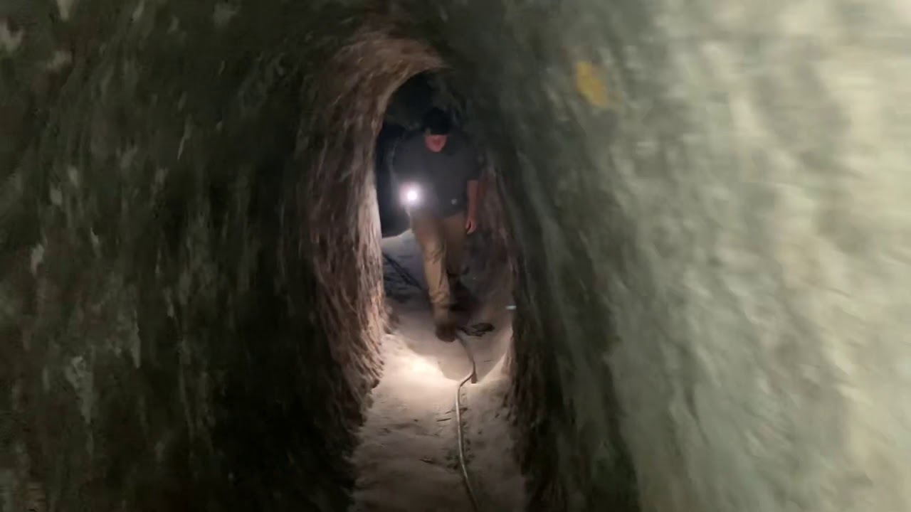 Exploring B-Cave Sewer Tunnel Section - YouTube