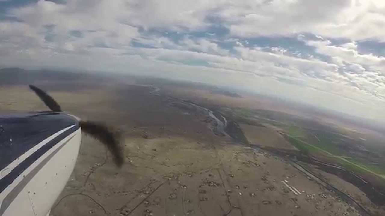 Landing Parker AZ - P20 Runway 19 - YouTube
