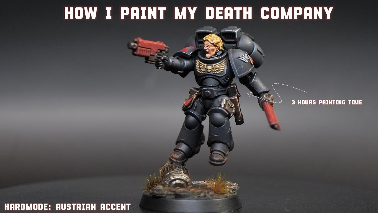 How I paint my Death Company - YouTube