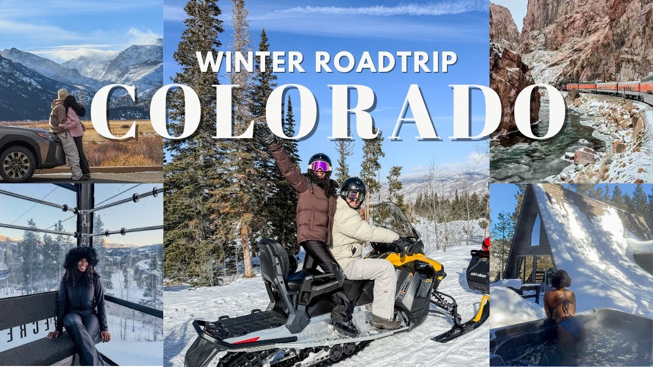 winter roadtrip to Colorado: scenic train ride, Rocky Mountain, cozy ...