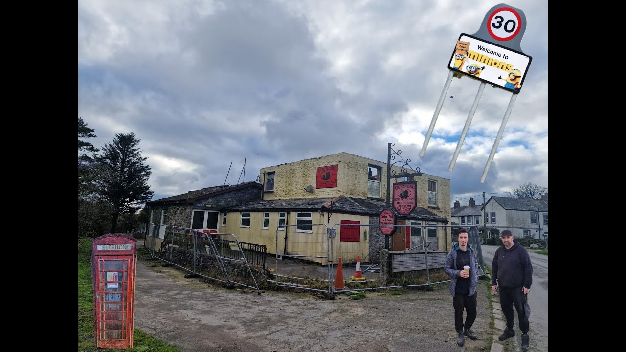 We Explore Minions Fire Damaged Cheesewring Hotel. Highest pub in ...