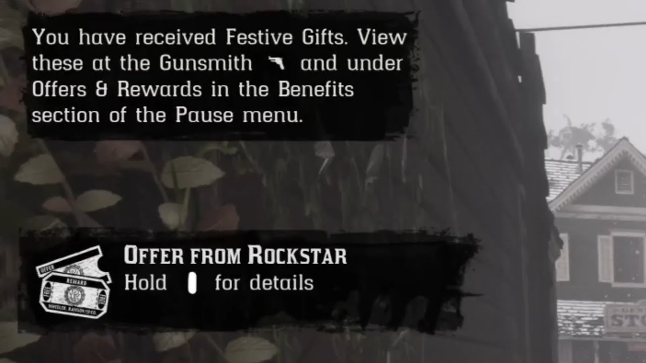 Red Dead Online Festive Gifts - YouTube