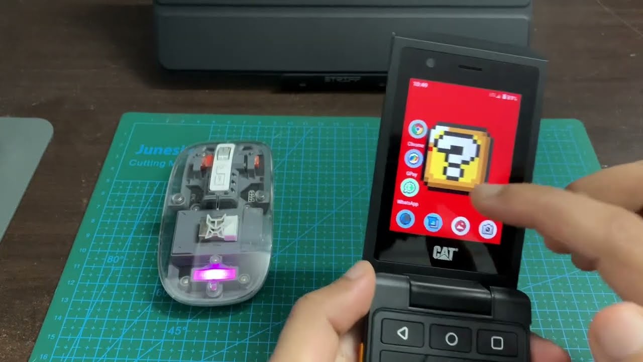 CAT S22 Flip T9 typing tutorial - YouTube