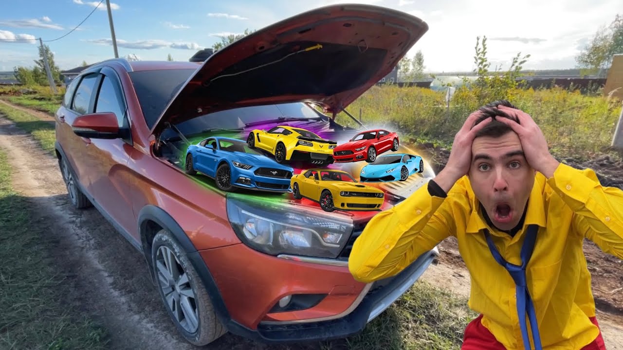 Mr. Jack on a Broken Sports Car VS the Top Toy Mass Cars of the Planet ...