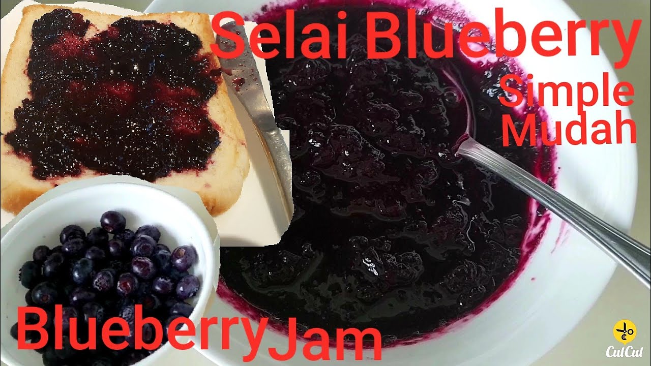 Resep Simple Selai Blueberry//How to make Blueberry Jam Low Sugar ...