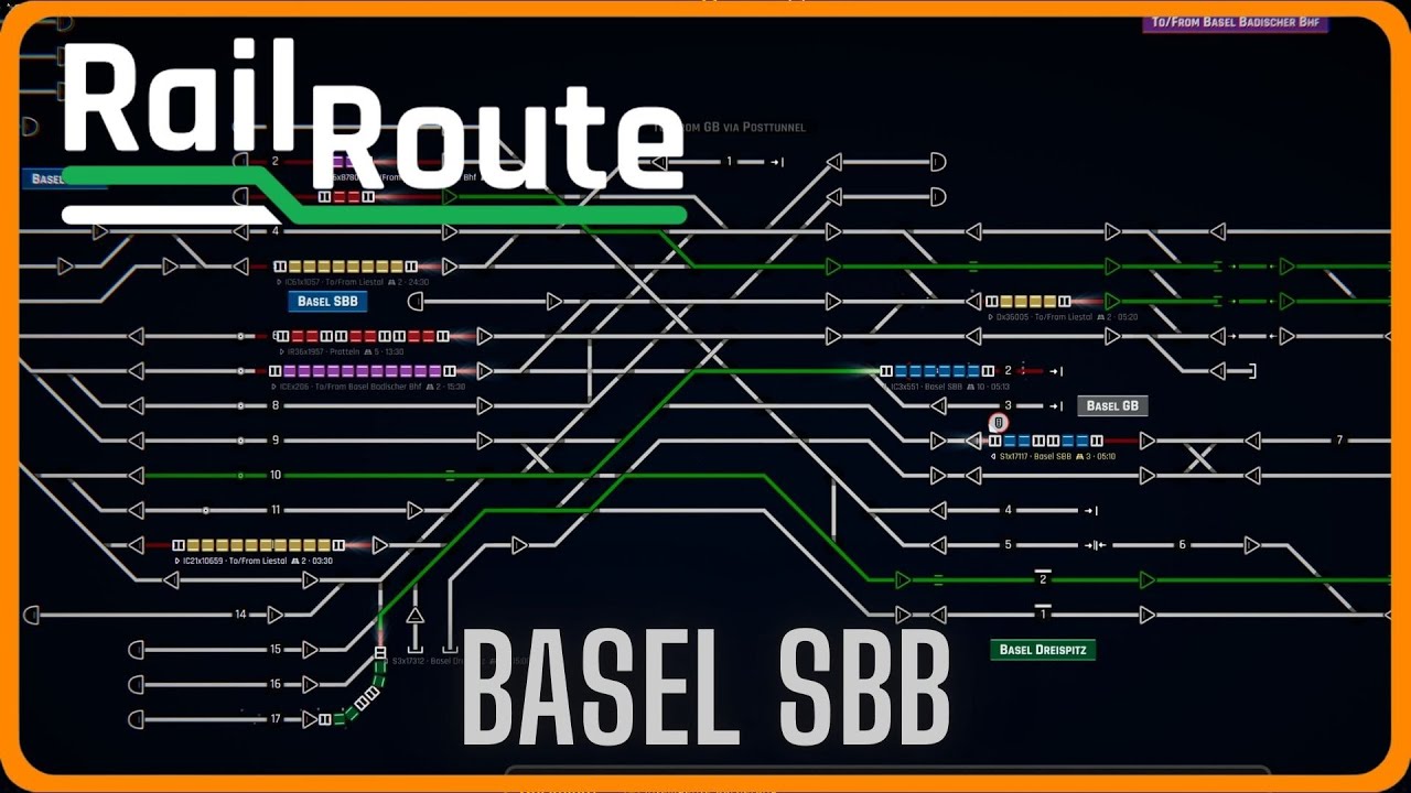 Rail Route - Basel SBB - YouTube