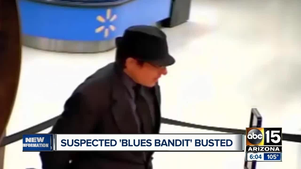 Blues Bandit arrested in connection with 8 bank robberies - YouTube