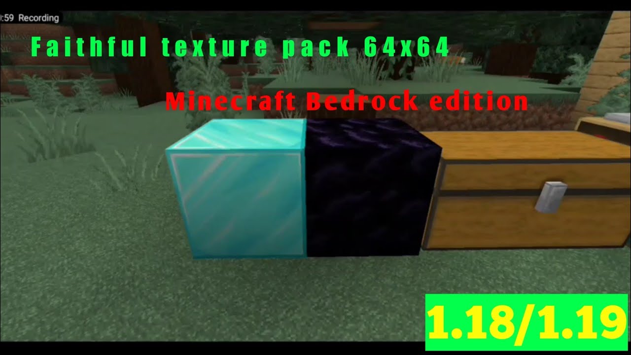 Faithful texture pack bedrock edition||how to download faithful texture ...