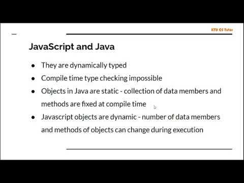 KTU CS368 Web Technologies|S6 CS|Module 4 Part 1|Overview, uses of javascript, difference with ...