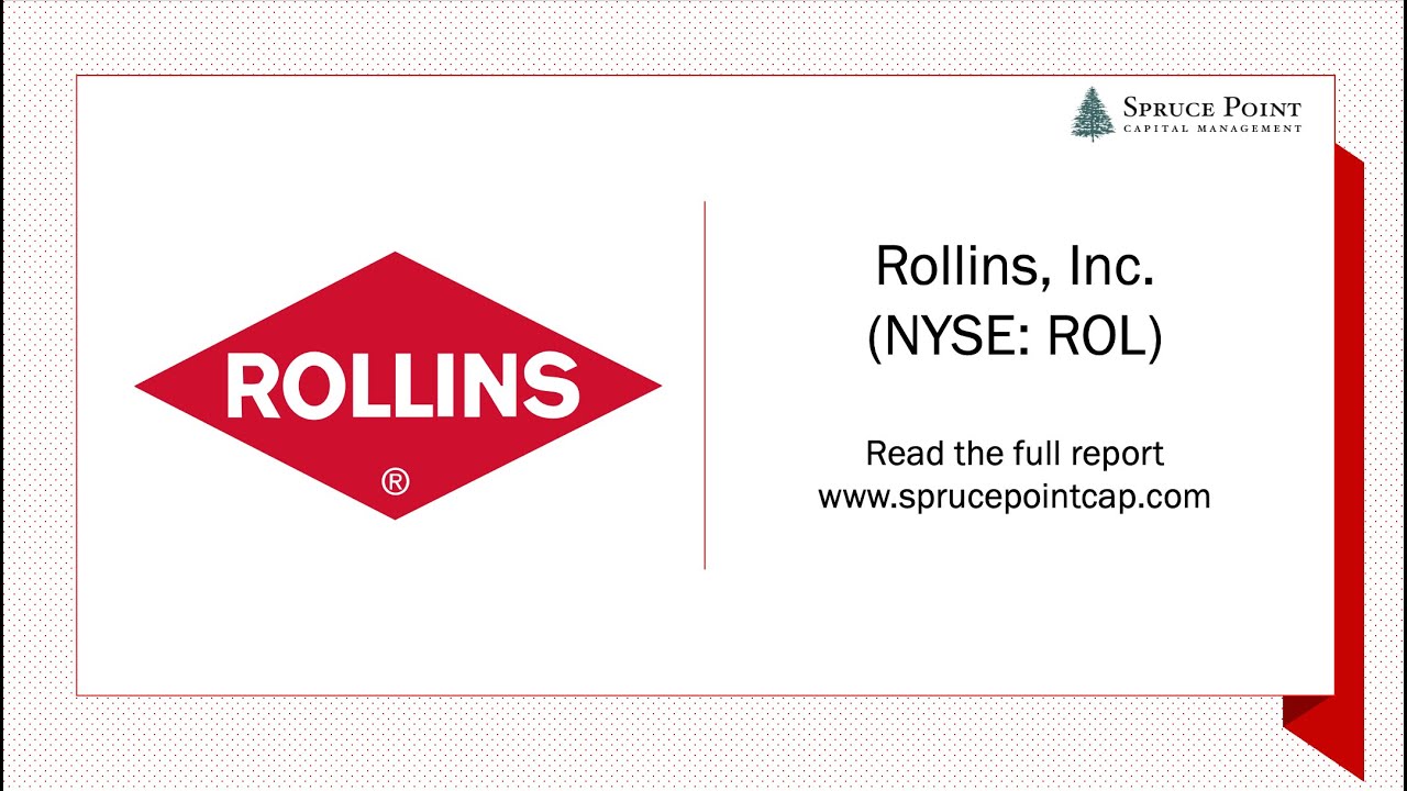 Spruce Point Releases Strong Sell Research Report on Rollins, Inc ...