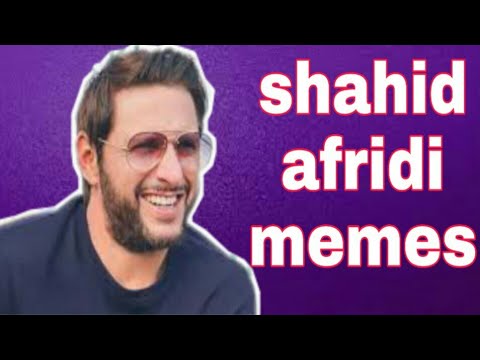 Shahid Afridi Best Meme Compilation | Shahid Afridi | Memes | Thug Life ...