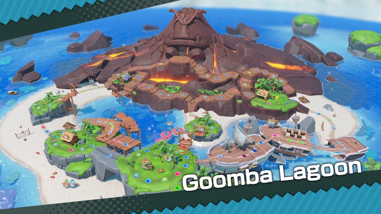 Super Mario Party Jamboree - Goomba Lagoon Board 4k - YouTube