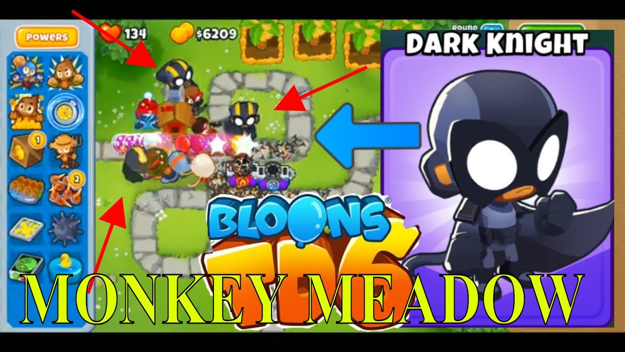 BLOONS TD 6 MONKEY MEADOW MAP ON MEDIUM BTD6 GAMEPLAY WALKTHROUGH - YouTube