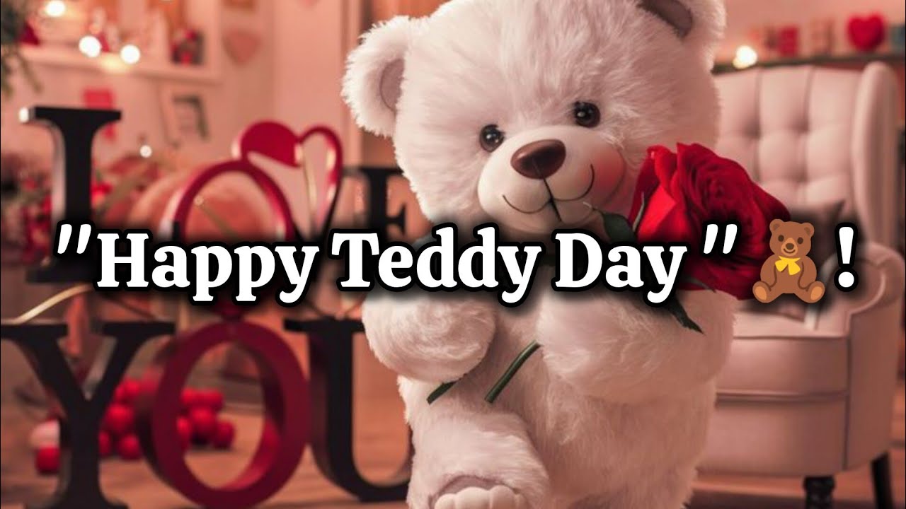 Happy Teddy Day 🧸|Teddy Bear day 🤗|Fiza Writer|Happy Teddy Day WhatsApp ...