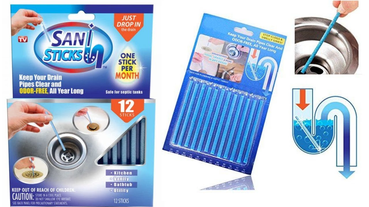 รีวิว Sani Sticks แท่งน้ำยาทำความสะอาดท่อตัน กลิ่นหอม ใช้ง่าย ไม่ใช้สาร ...