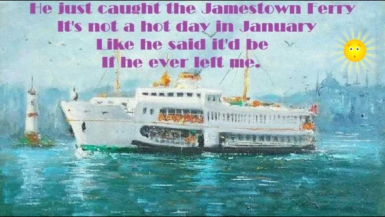 Tanya Tucker's JAMESTOWN FERRY w/on screen lyrics (cover) ♥ .☆¸.¤ª ...