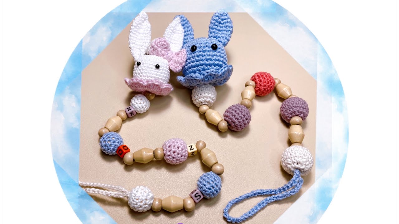 How to Crochet Pacifier Clip [ Tagalog Tutorial ] - YouTube