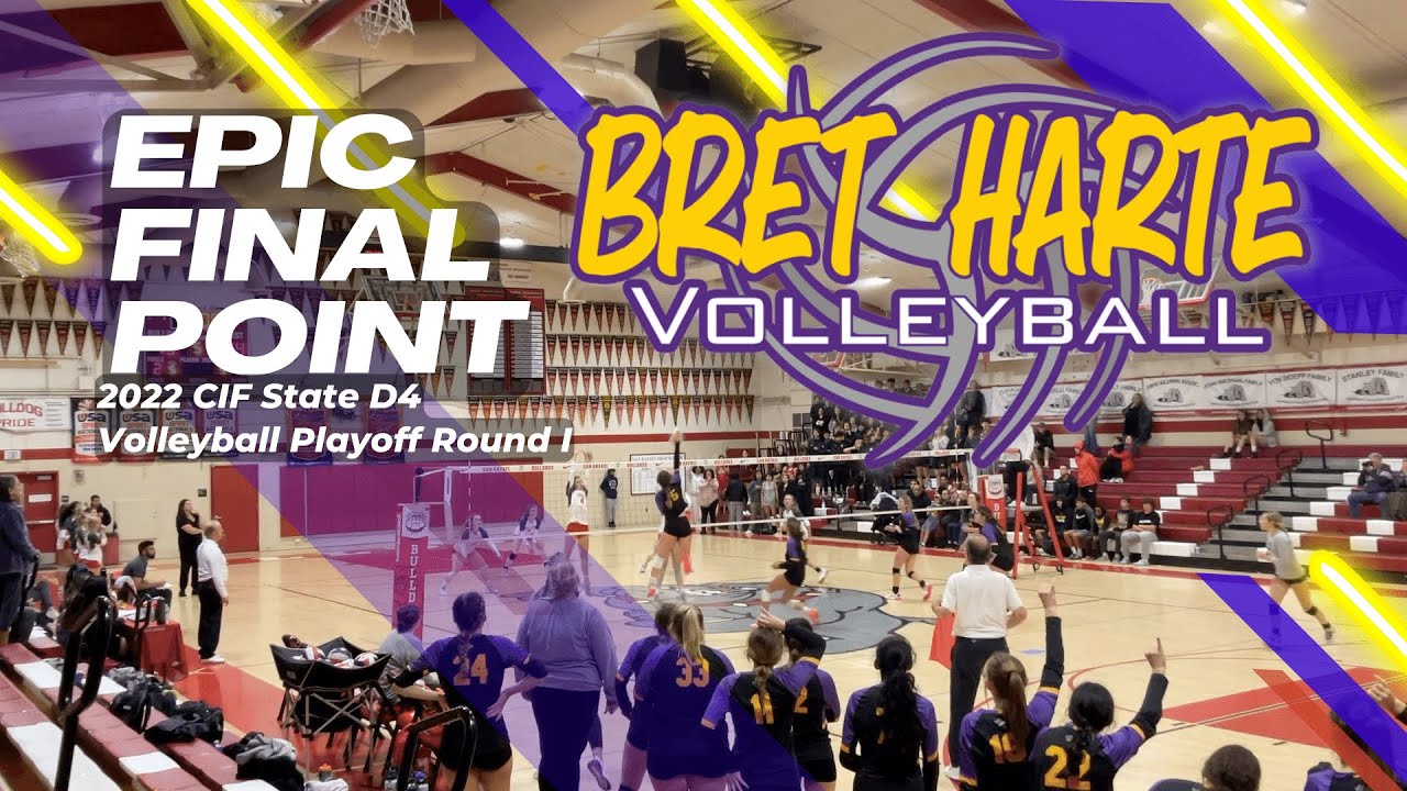 Epic Final Point: Bret Harte Volleyball vs San Rafael - YouTube