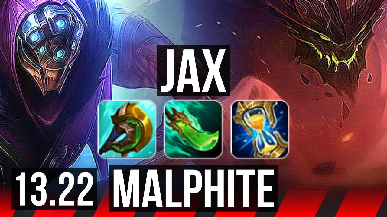 JAX vs MALPHITE (TOP) | 11/2/9, Legendary, 800K mastery | NA Diamond ...