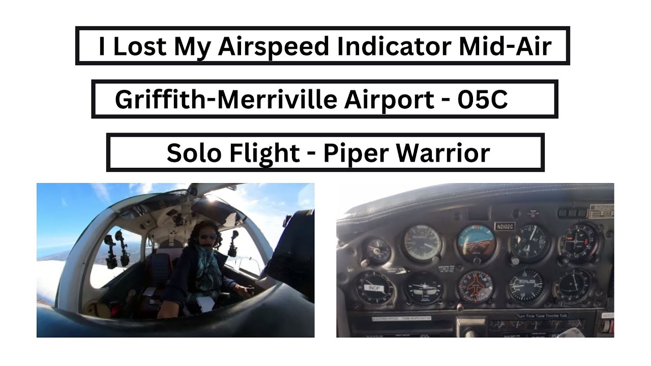 INOP Airspeed Indicator - Had to Turn Back - Piper Warrior - YouTube