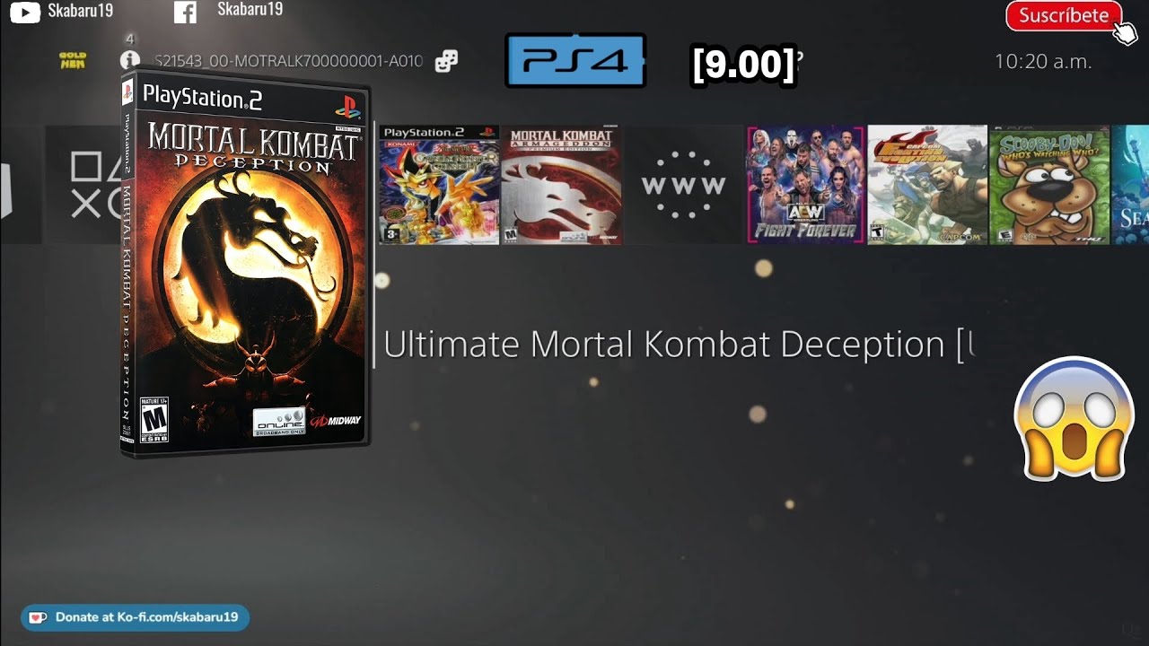 "Retro Game" Mortal Kombat Deception para Playstation 4 [9.00] - YouTube