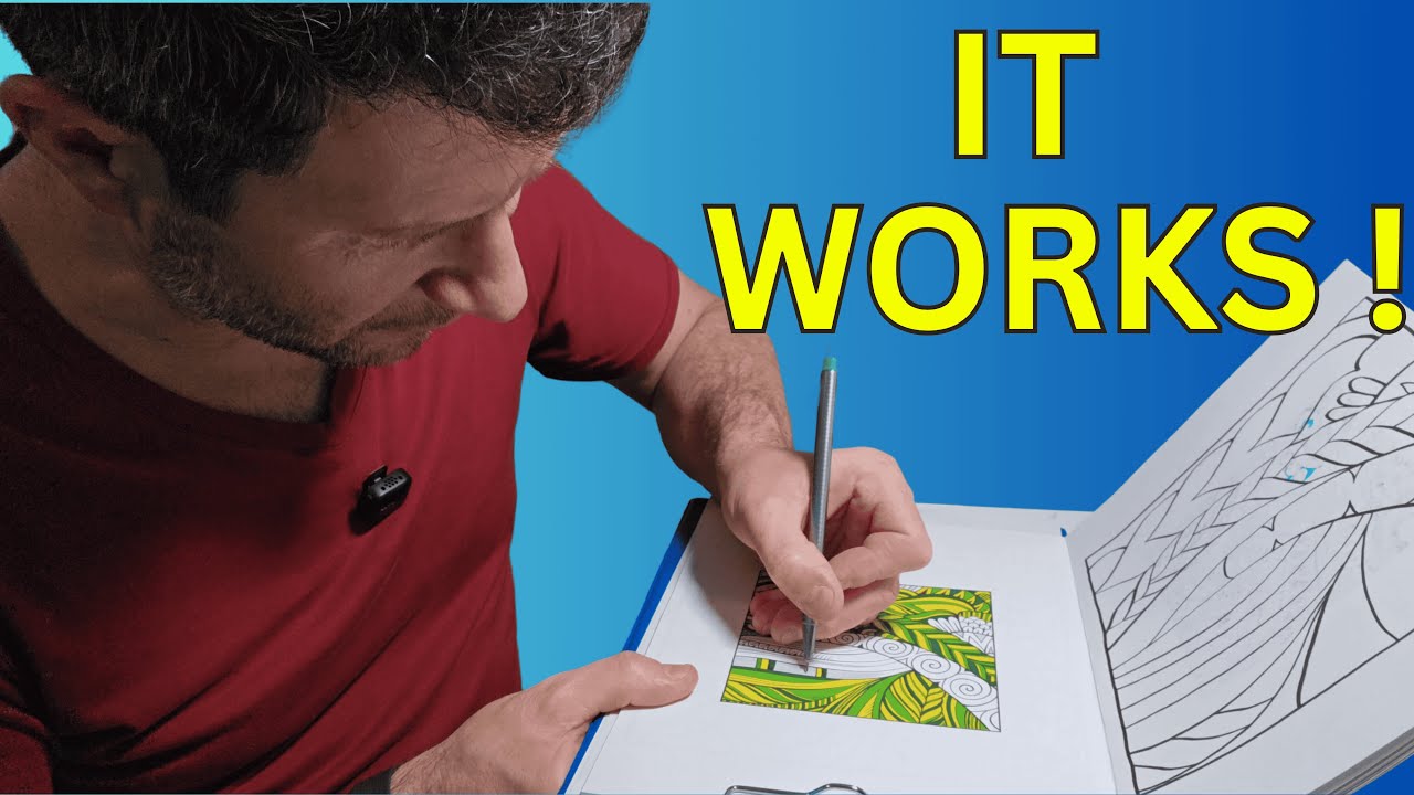 Loud Mind chatter - relax with a coloring book - YouTube