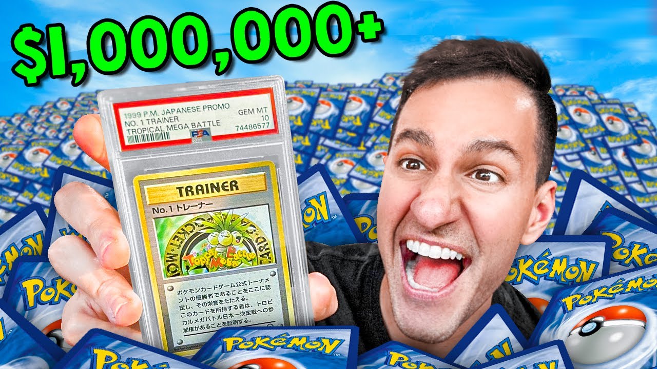 Grading a $1,000,000 Pokemon Cards Collection! - YouTube