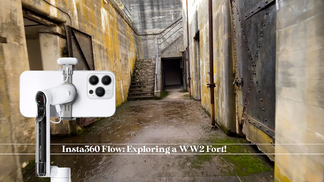 Exploring a WW2 fort with the Insta360 Flow - YouTube