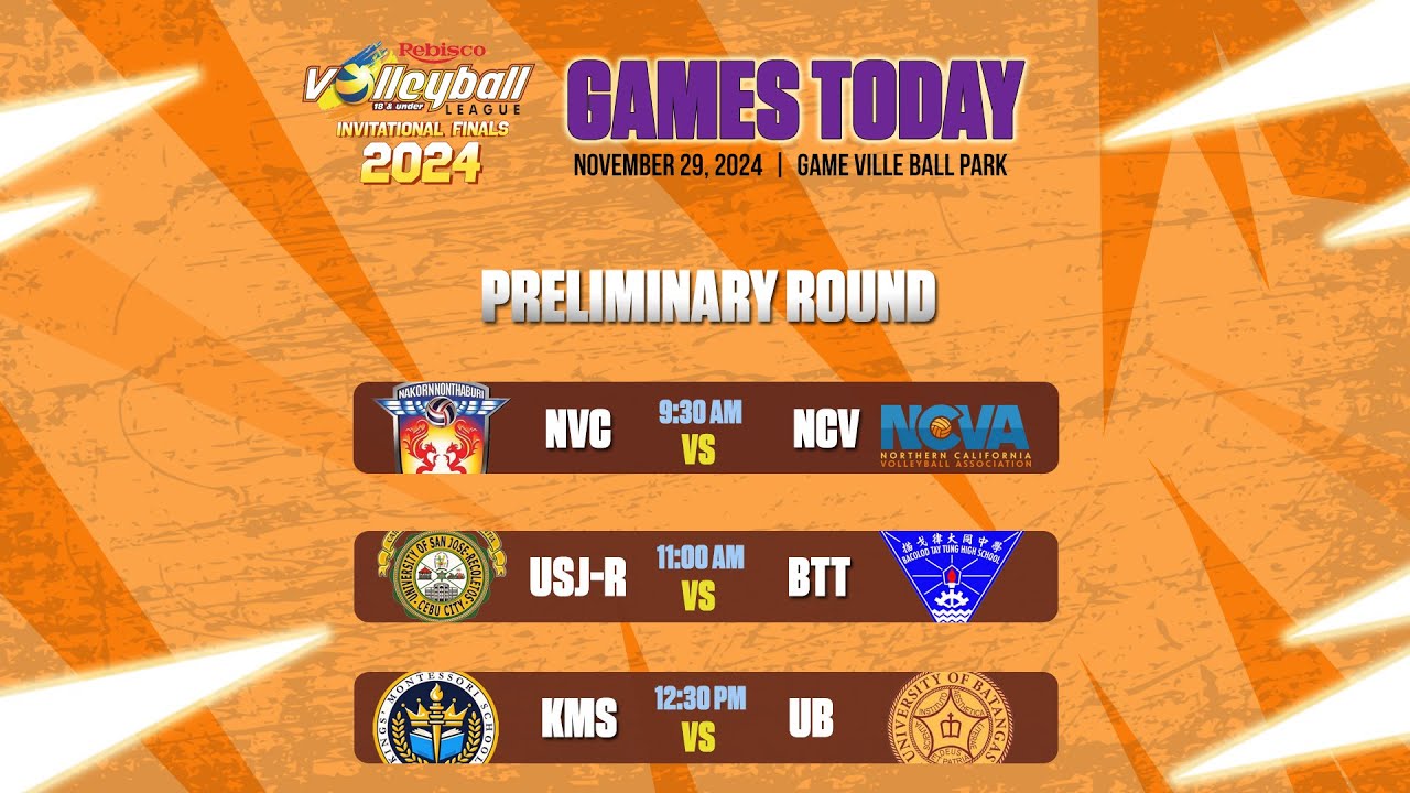 Rebisco Volleyball 18 and Under League 2024 Invitational Finals (Day 3) - YouTube